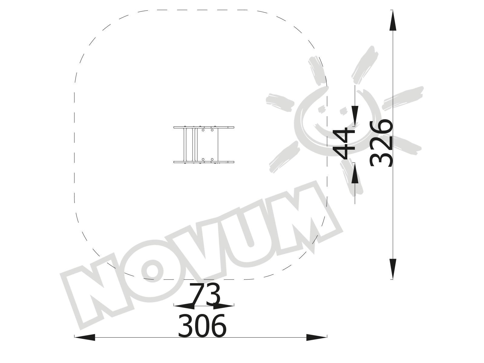 Rabbit rocker / metal base | 30114EPZK