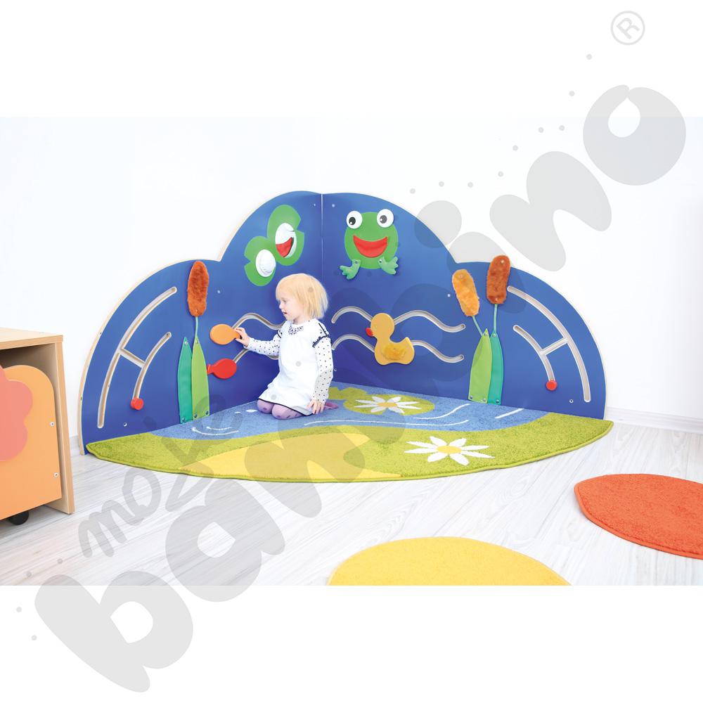 Two-piece manipulative corner - pond | 099629 | Moje Bambino store