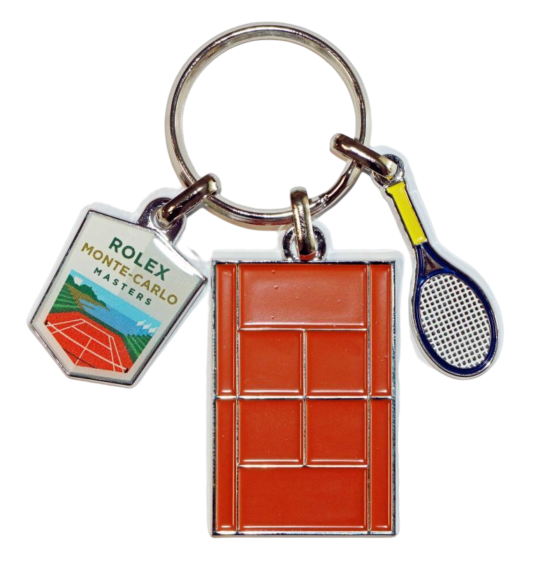 Key ring Monte-Carlo Rolex Masters Threesome Keychain | Tennis Zone ...