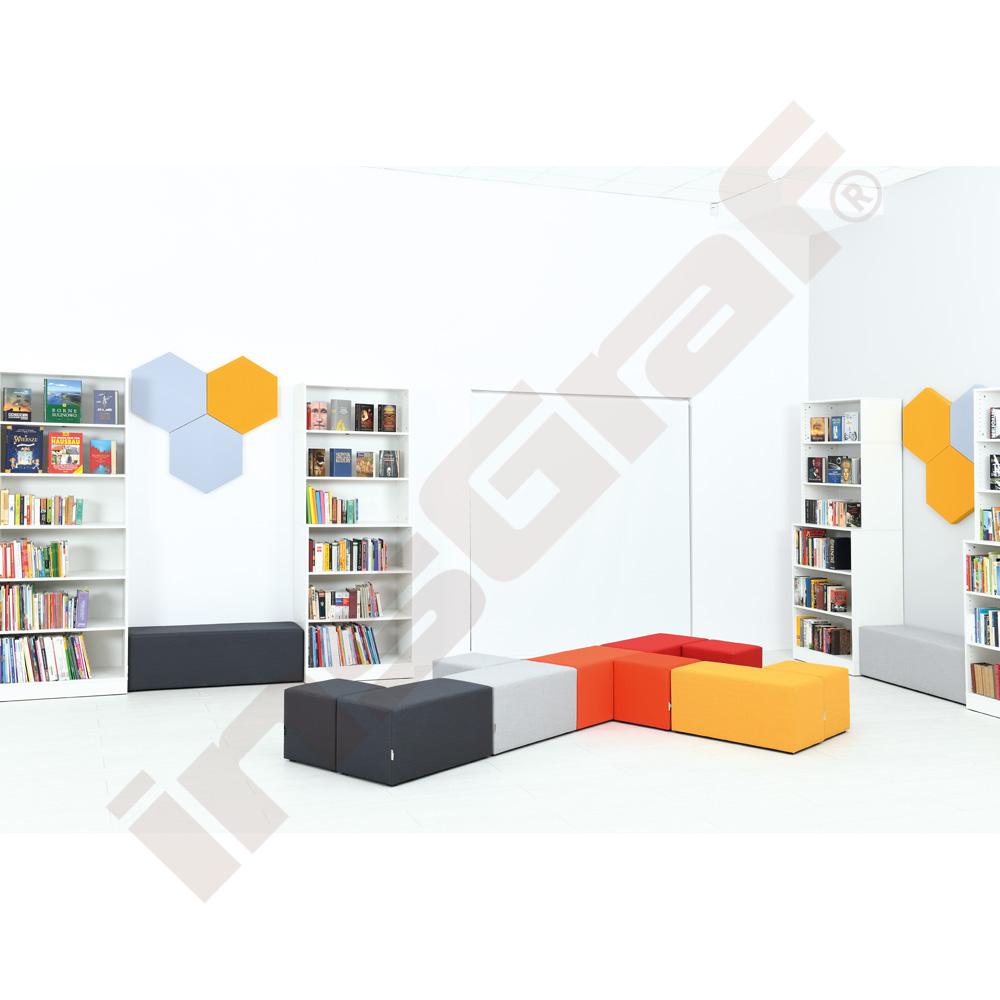 Taburetka Inflamea 2-os. bledosivá | bledosivá | 101767 | e-shop Insgraf